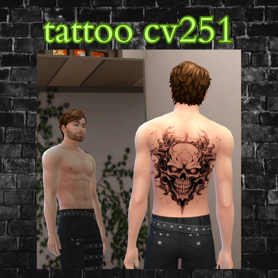 tattoo cv251 - Gallery - The Sims 4 Create a Sim - CurseForge