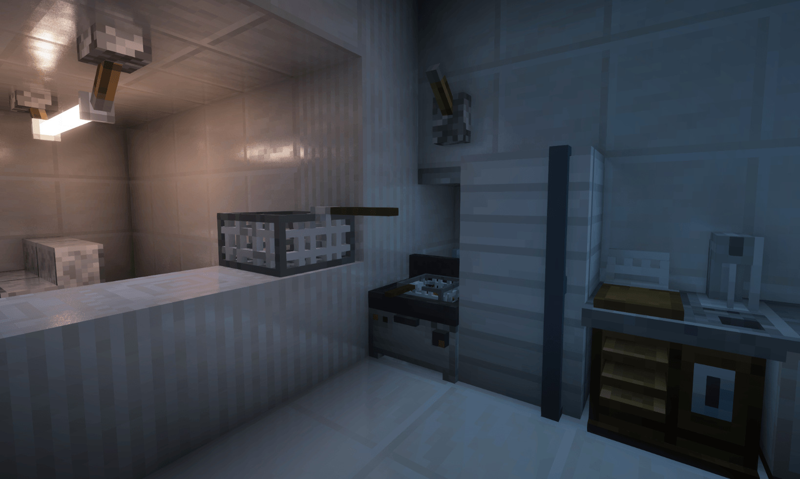 Modern Kitchen Minecraft Room