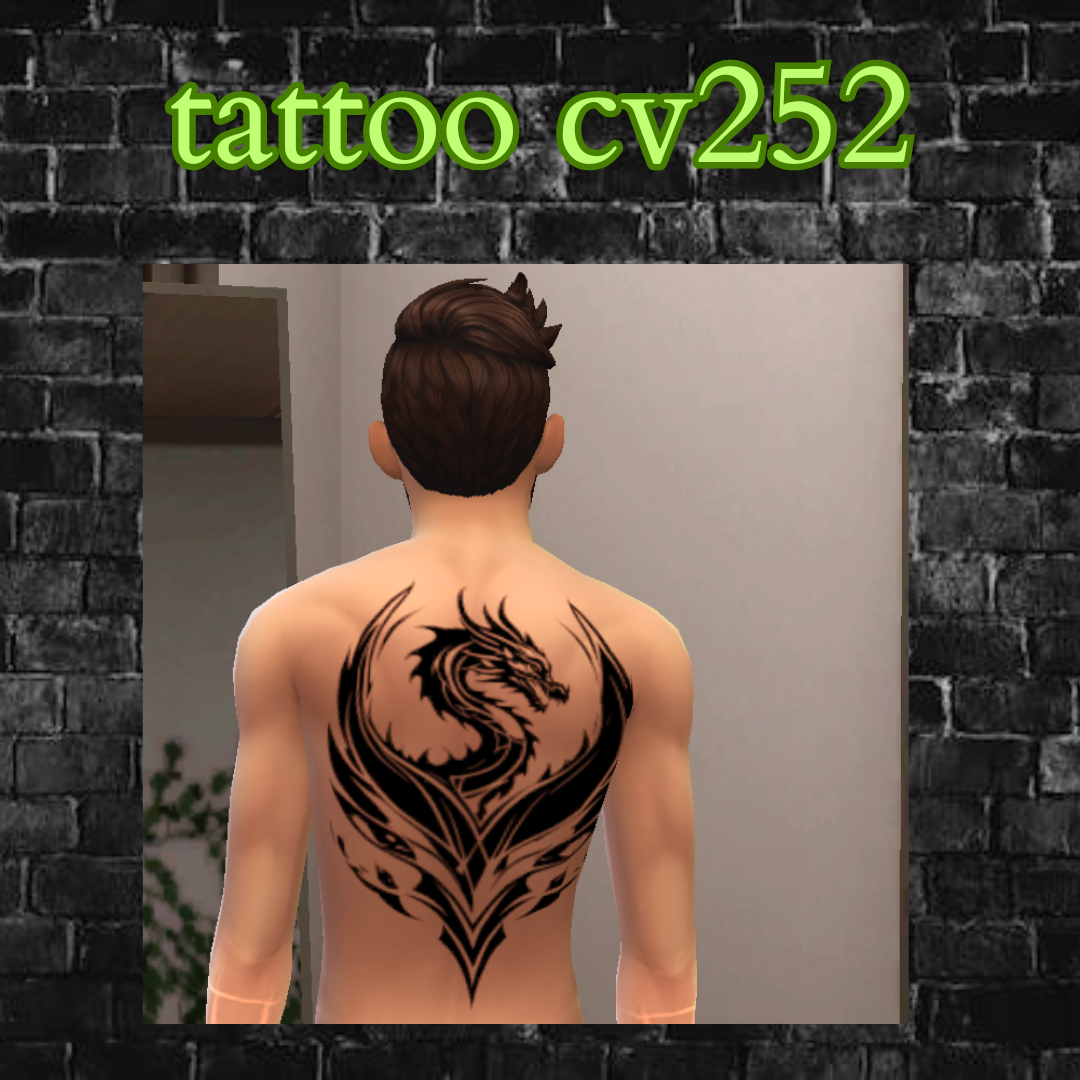 tattoo cv252 - Gallery - The Sims 4 Create a Sim - CurseForge