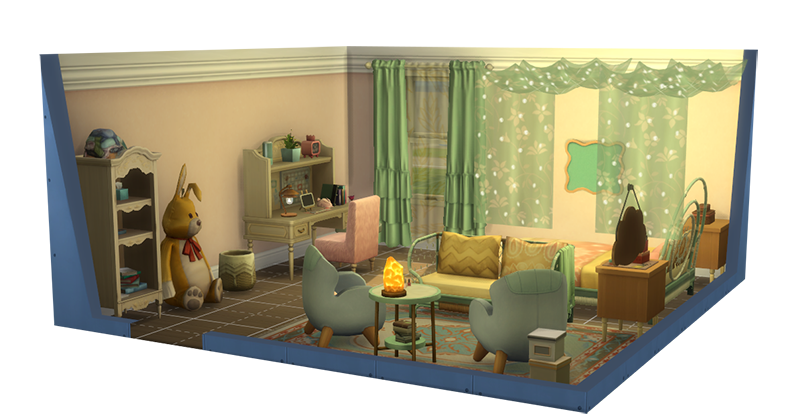 Parakeet Teen's Bedroom - Gallery - The Sims 4 Rooms / Lots - CurseForge