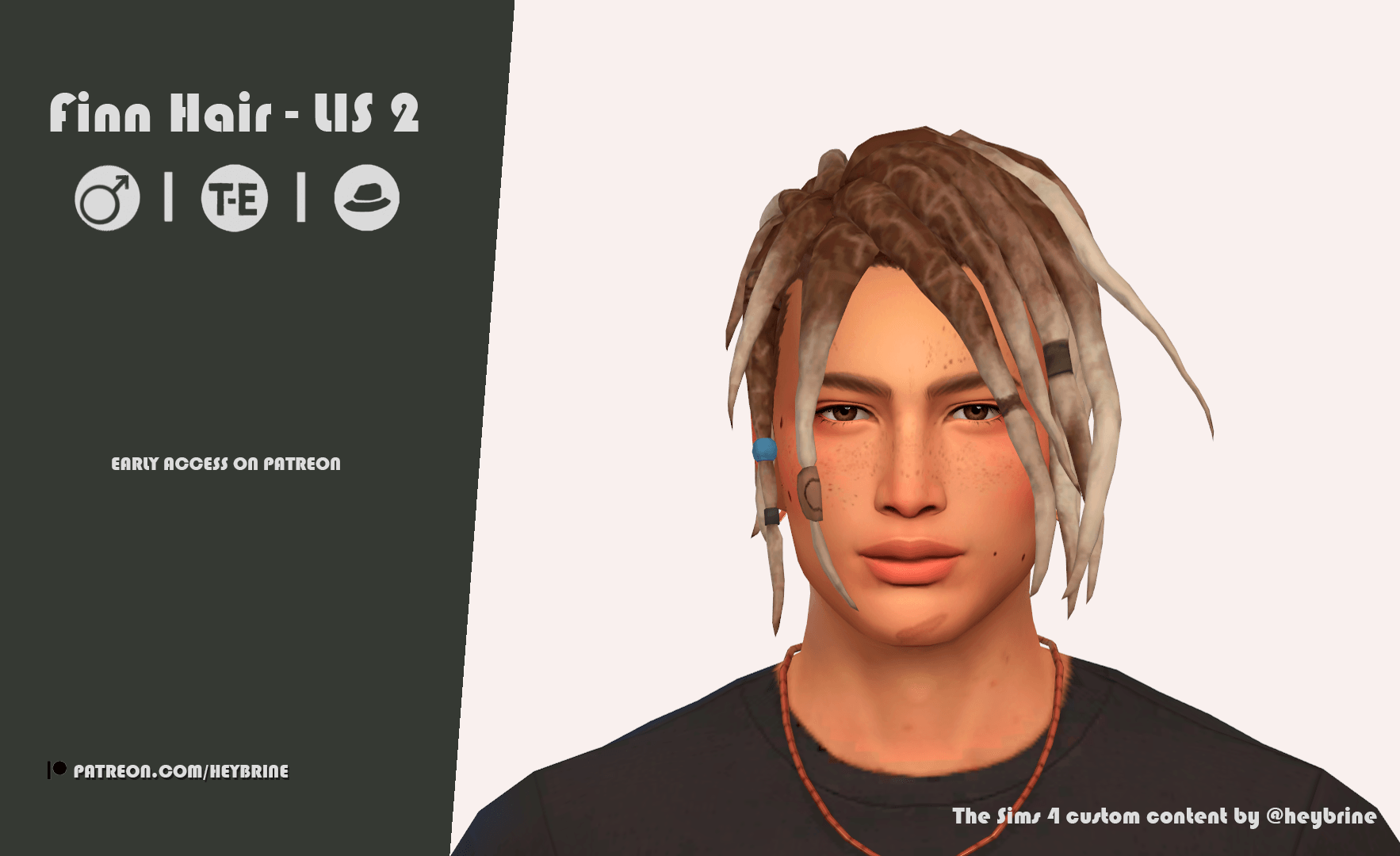 Finn Hair from LIS 2 - Gallery - The Sims 4 Create a Sim - CurseForge