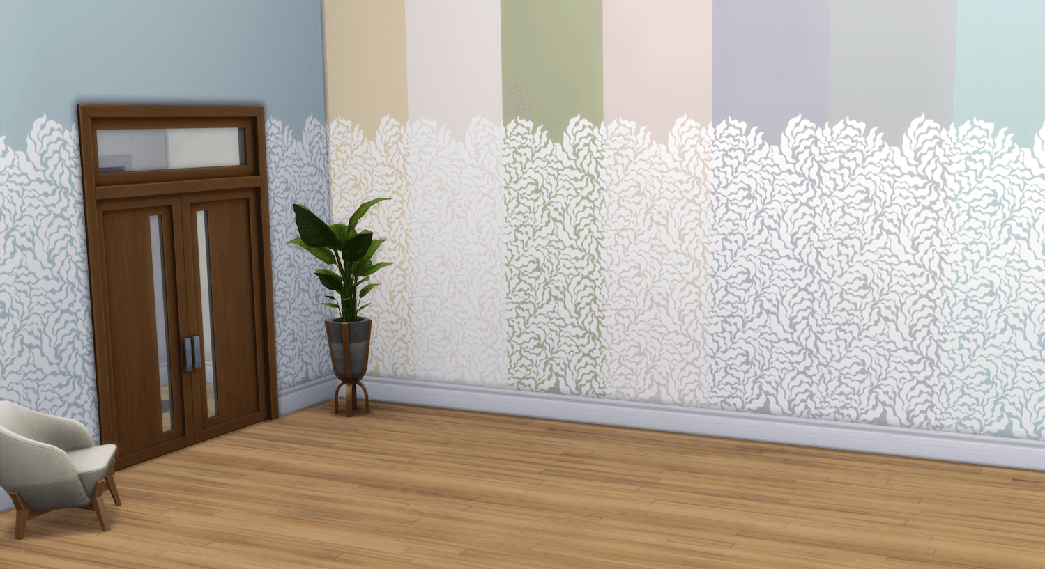 Bun's Contemporary Wallpaper, Zaggles - The Sims 4 Build / Buy - CurseForge