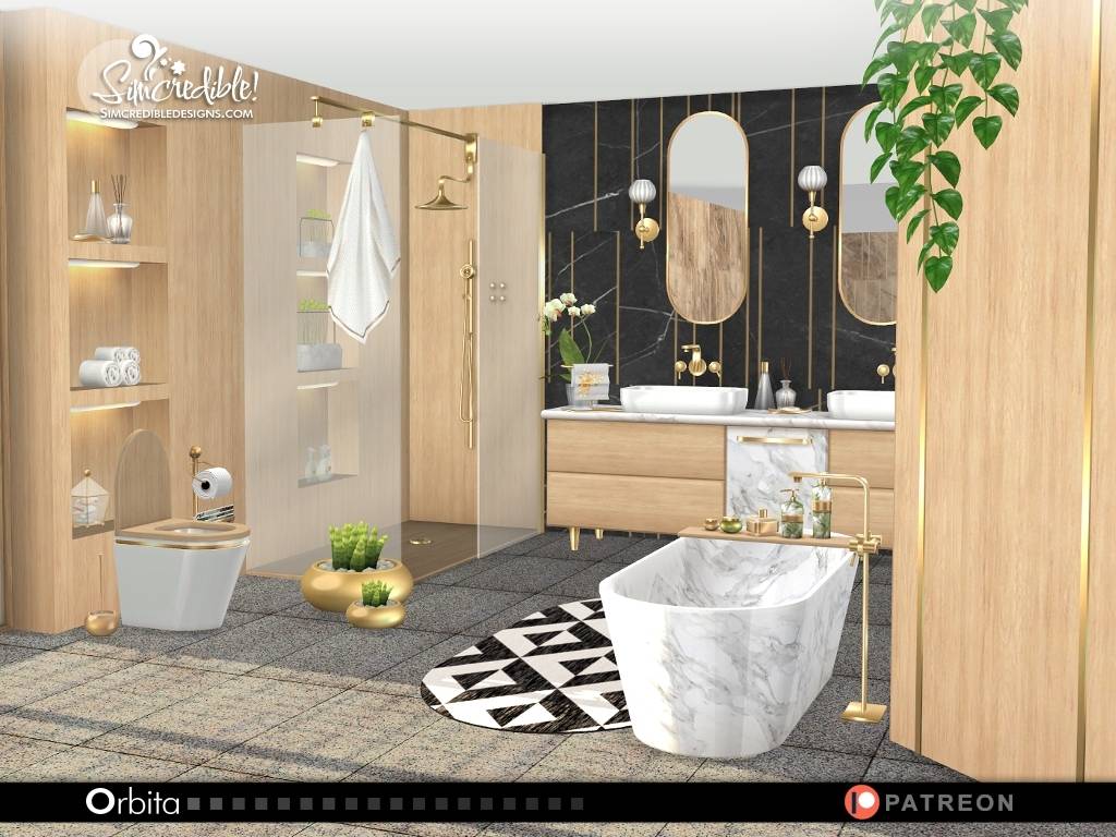 Orbita Bathroom 🛁 - Gallery - The Sims 4 Build / Buy - CurseForge