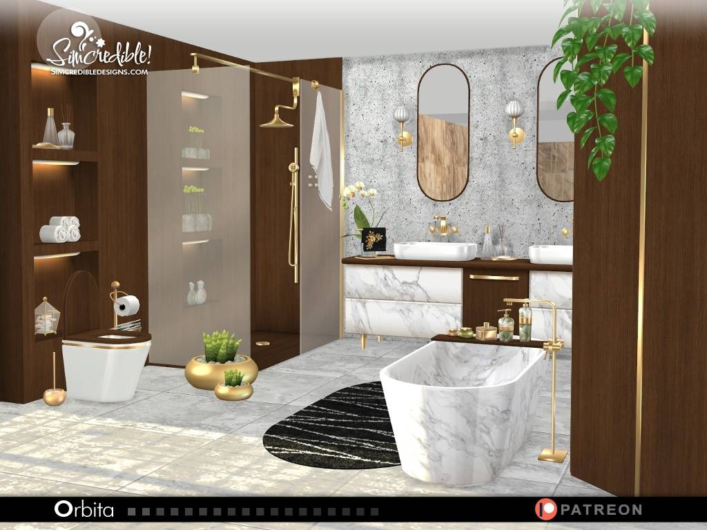 Orbita Bathroom 🛁 - Gallery - The Sims 4 Build / Buy - CurseForge