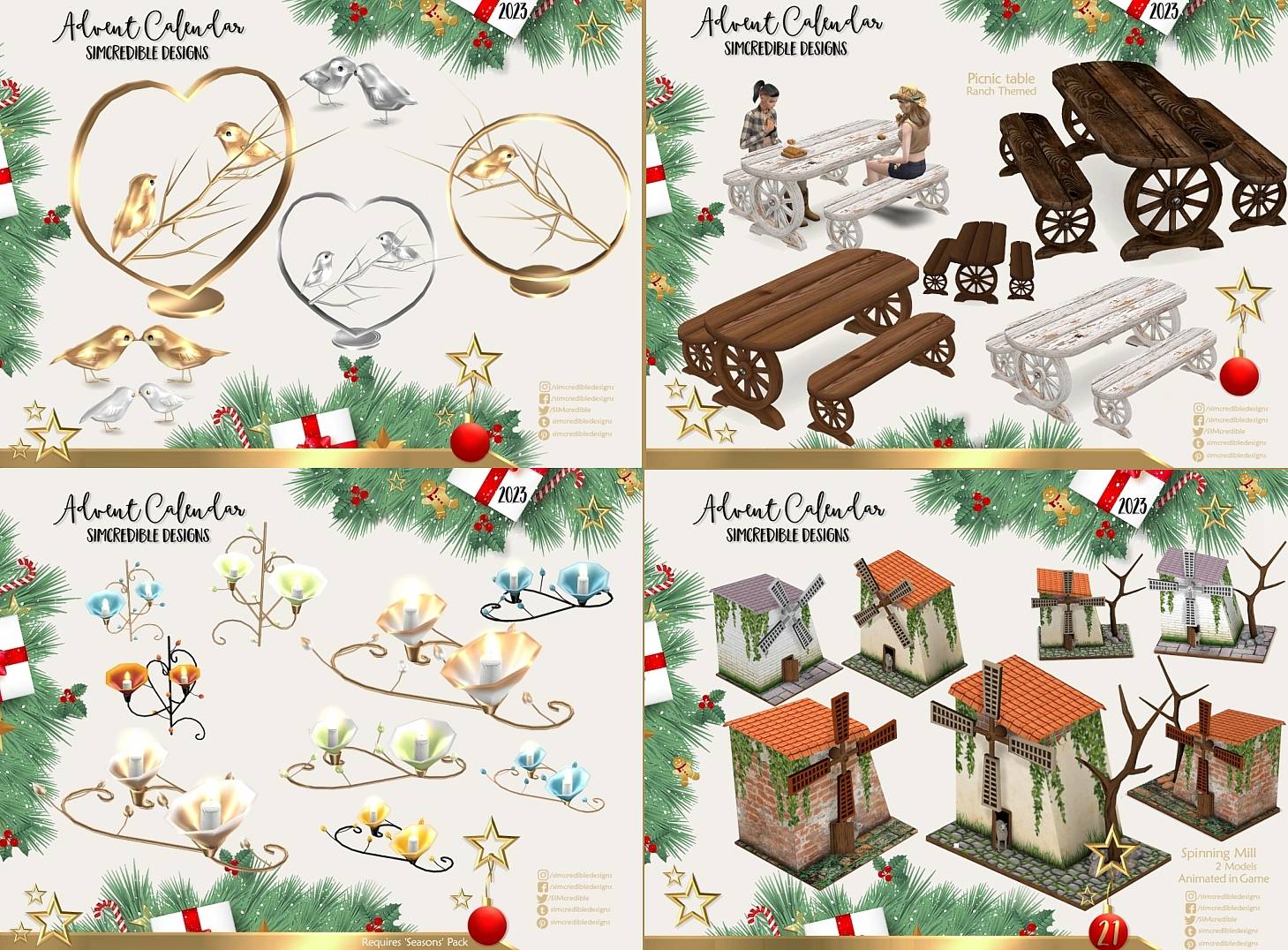 SIMcredible! - Advent Calendar 2023 - Gallery - The Sims 4 Build / Buy ...