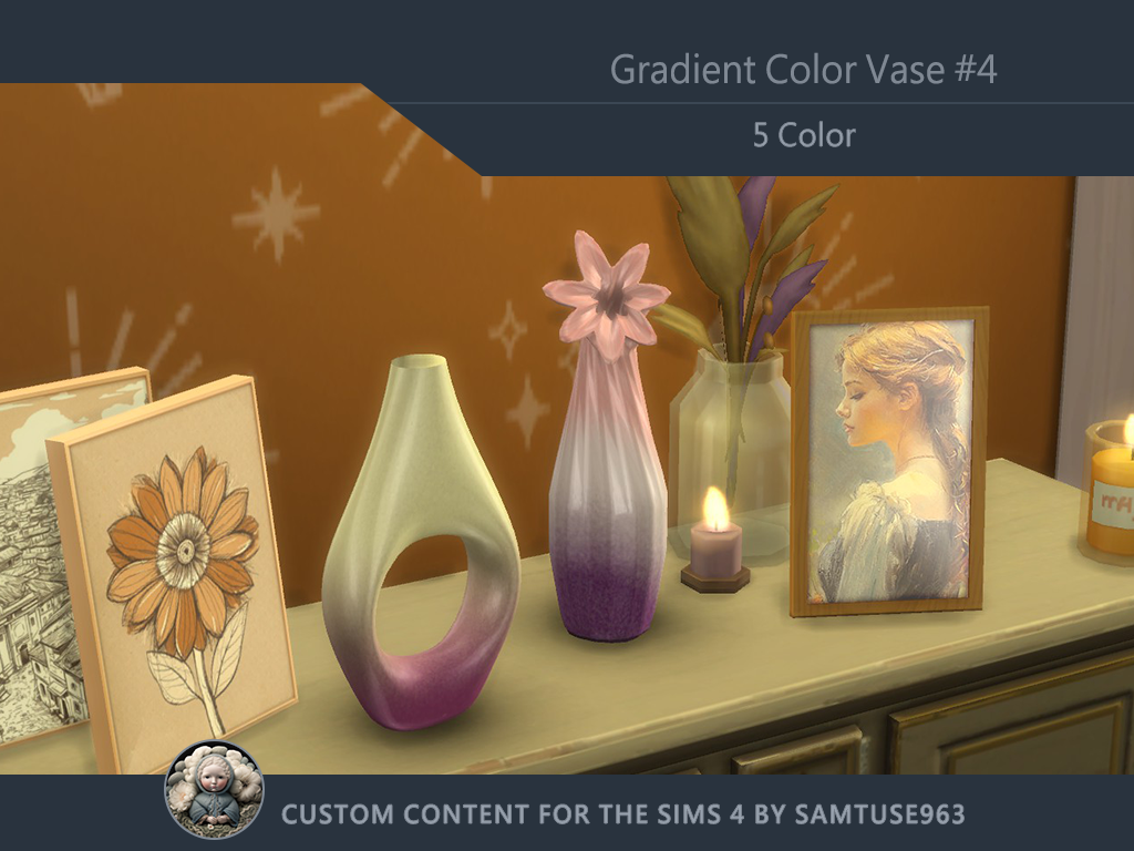 Gradient Color Vase #4 Samtuse963 - The Sims 4 Build / Buy - CurseForge