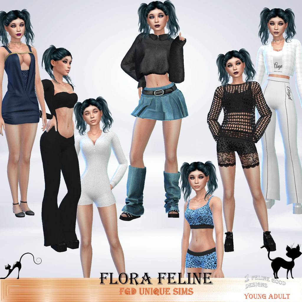 Flora Feline - Gallery - The Sims 4 Sims / Households - CurseForge