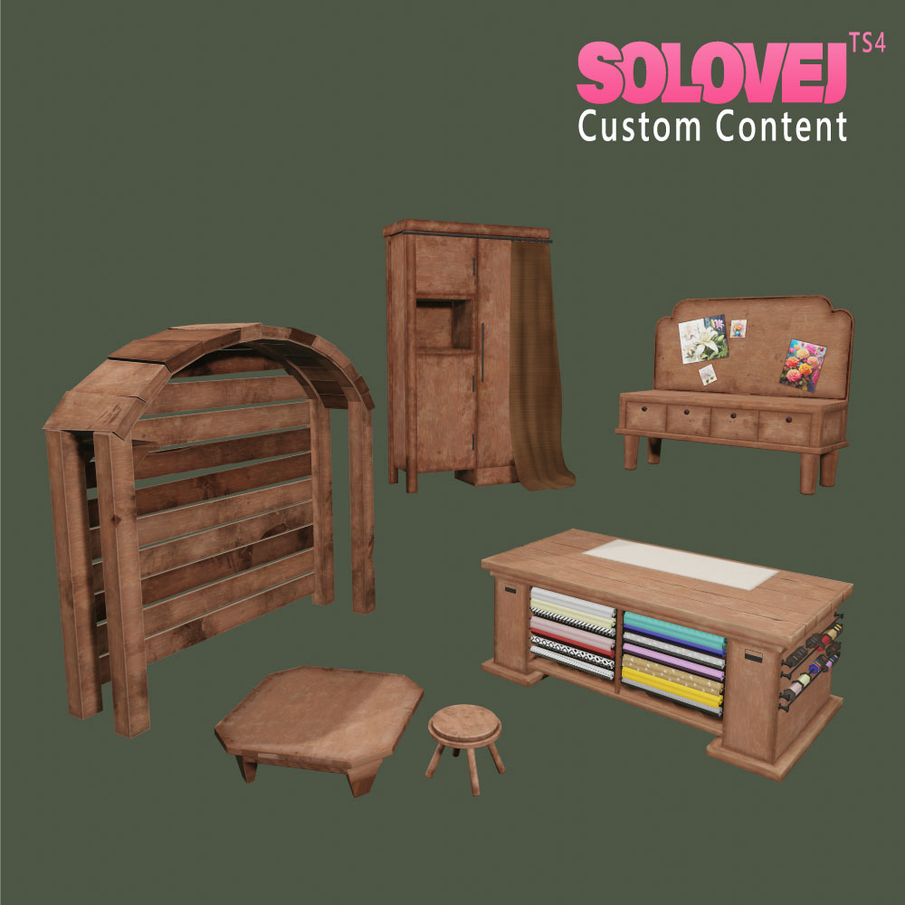 Set of old florist furniture BY SOLOVEJ - Gallery - The Sims 4 Build ...