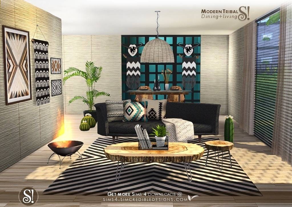 Modern Tribal Living 🔥 - Gallery - The Sims 4 Build / Buy - CurseForge