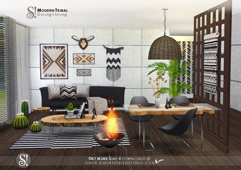 Modern Tribal Living 🔥 - Gallery - The Sims 4 Build / Buy - CurseForge