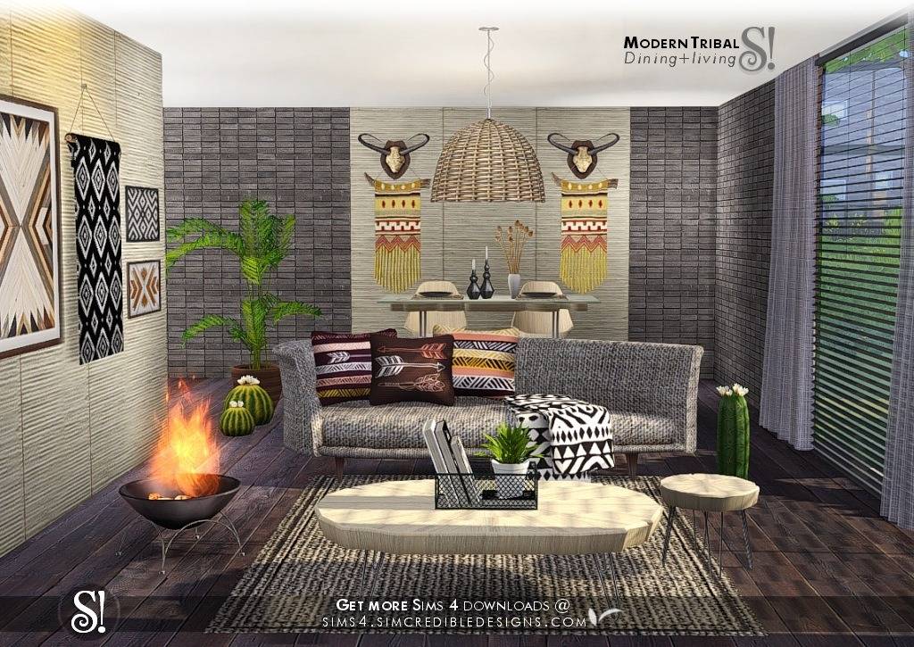Modern Tribal Living 🔥 - Gallery - The Sims 4 Build / Buy - CurseForge