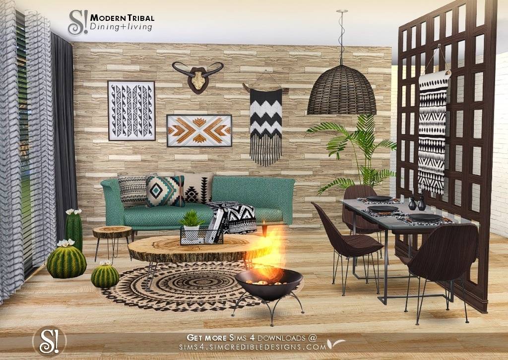 Modern Tribal Living 🔥 - Gallery - The Sims 4 Build / Buy - CurseForge
