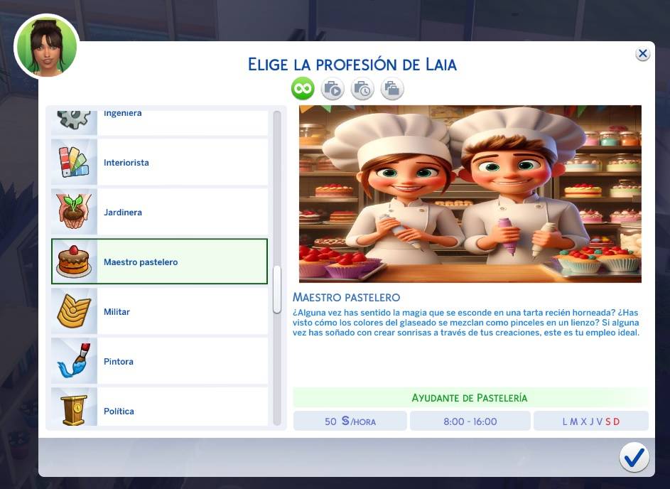 Master pastry chef (english) - Gallery - The Sims 4 Mods - CurseForge