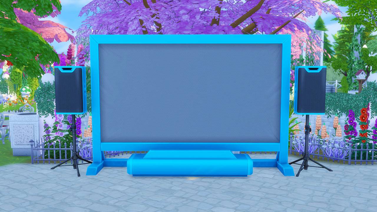 Projectotron Outdoor Movie Screen - Gallery - The Sims 4 Build / Buy ...
