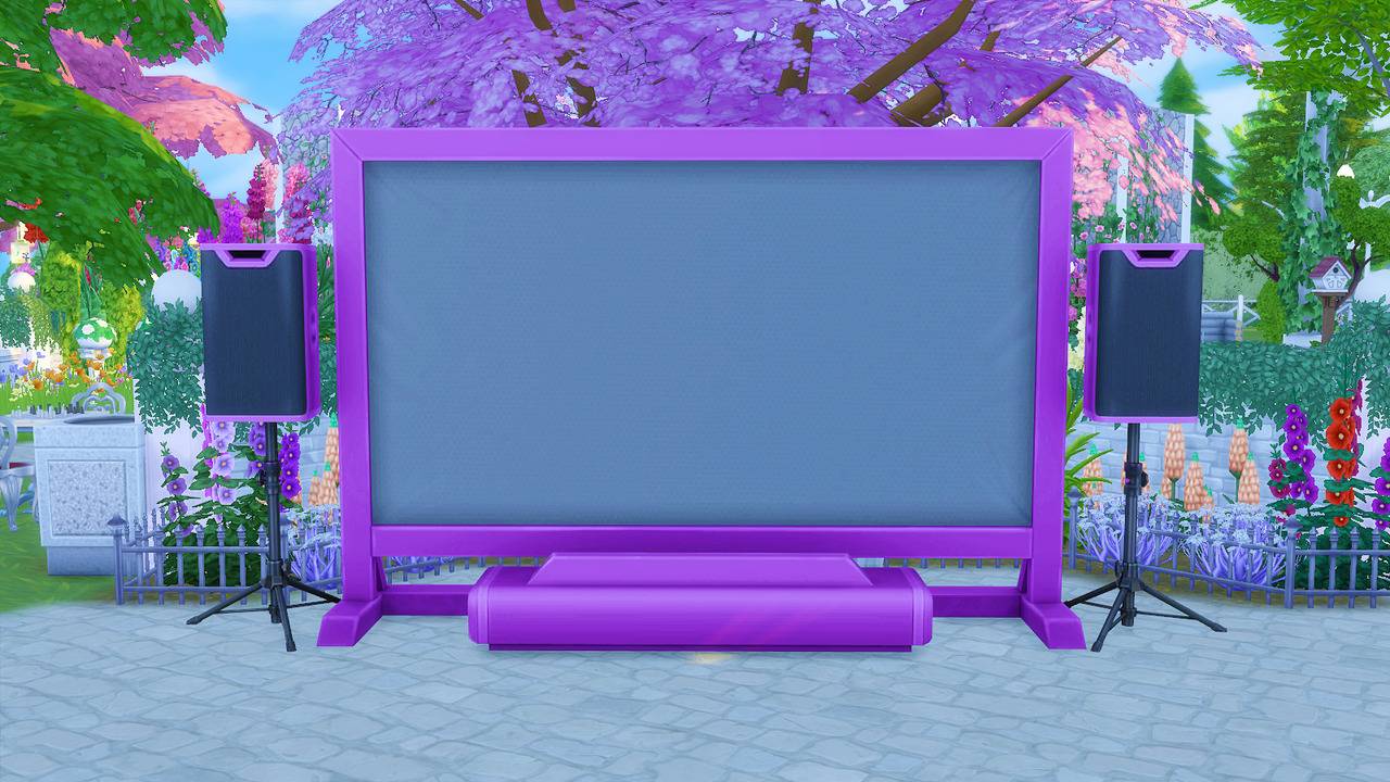 Projectotron Outdoor Movie Screen - Gallery - The Sims 4 Build / Buy ...