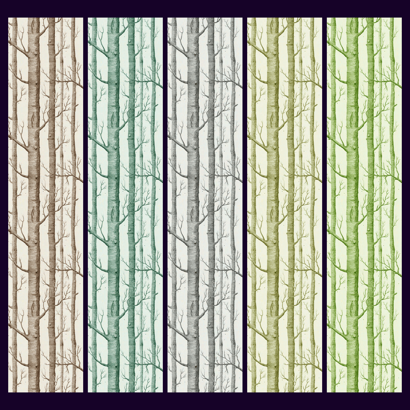 background wallpaper with a pattern of trees - Gallery - The Sims 4 ...