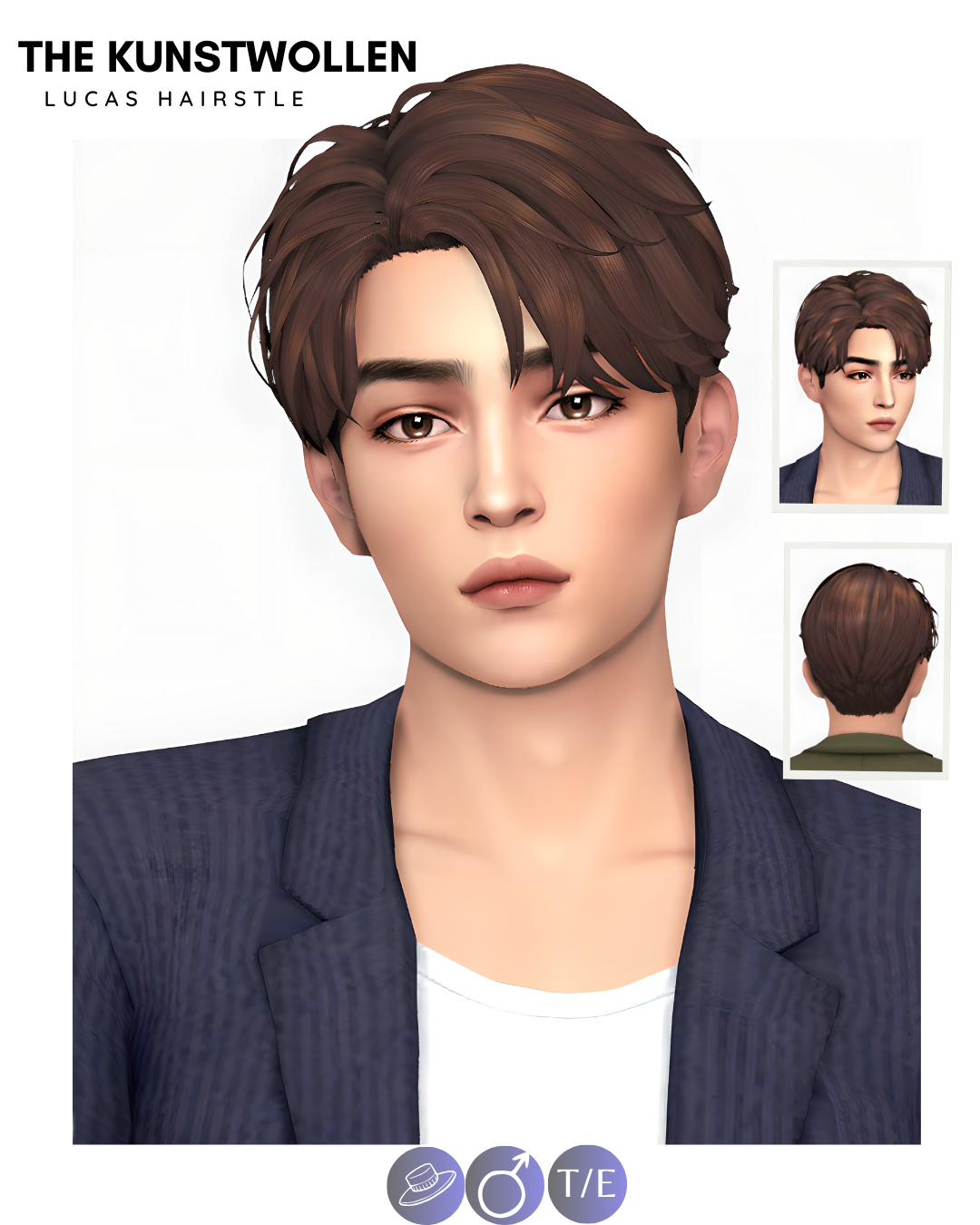 Lucas hairstyle - Gallery - The Sims 4 Create a Sim - CurseForge