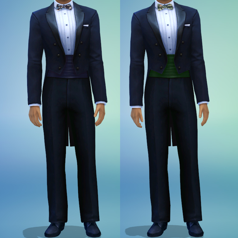 Classic male Tuxedo duo with stylish bow ties - Gallery - The Sims 4 ...