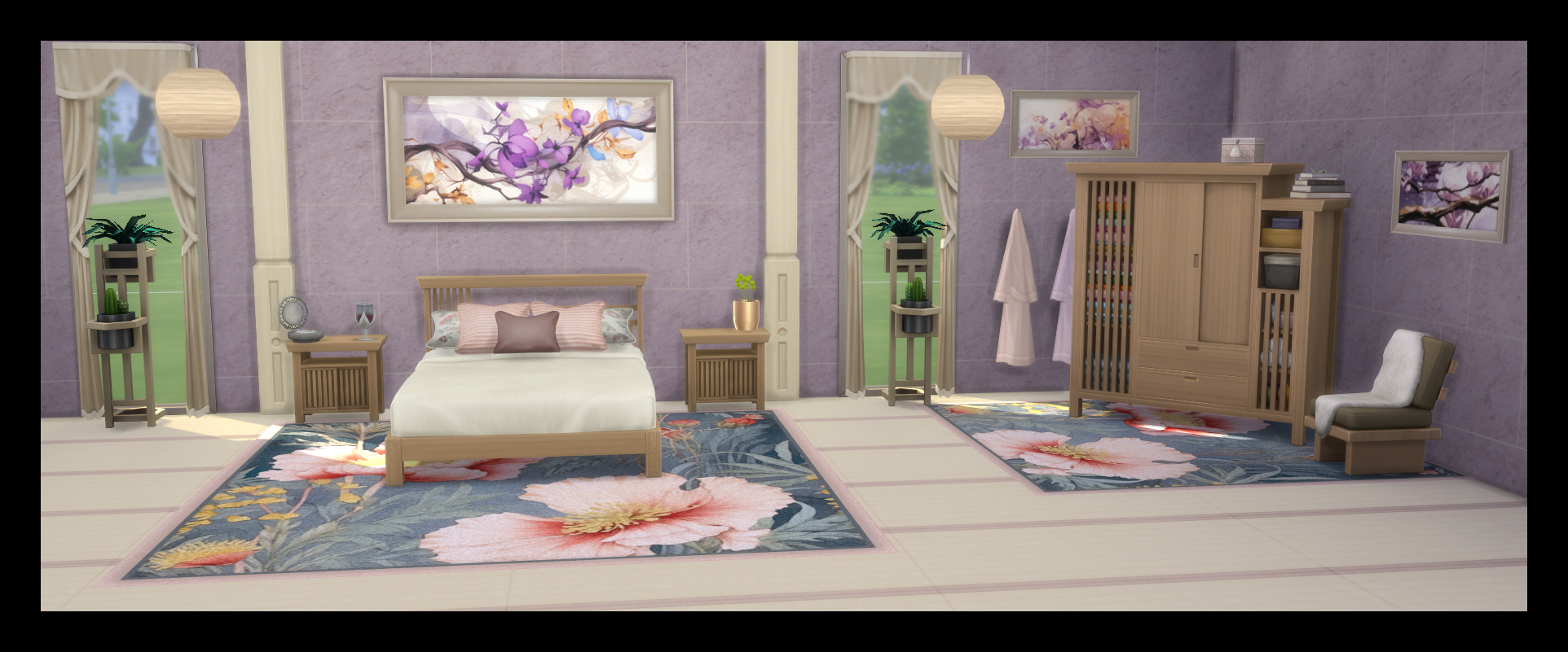 Japanese Journeys - Large Yoshi Paintings - Gallery - The Sims 4 Build ...