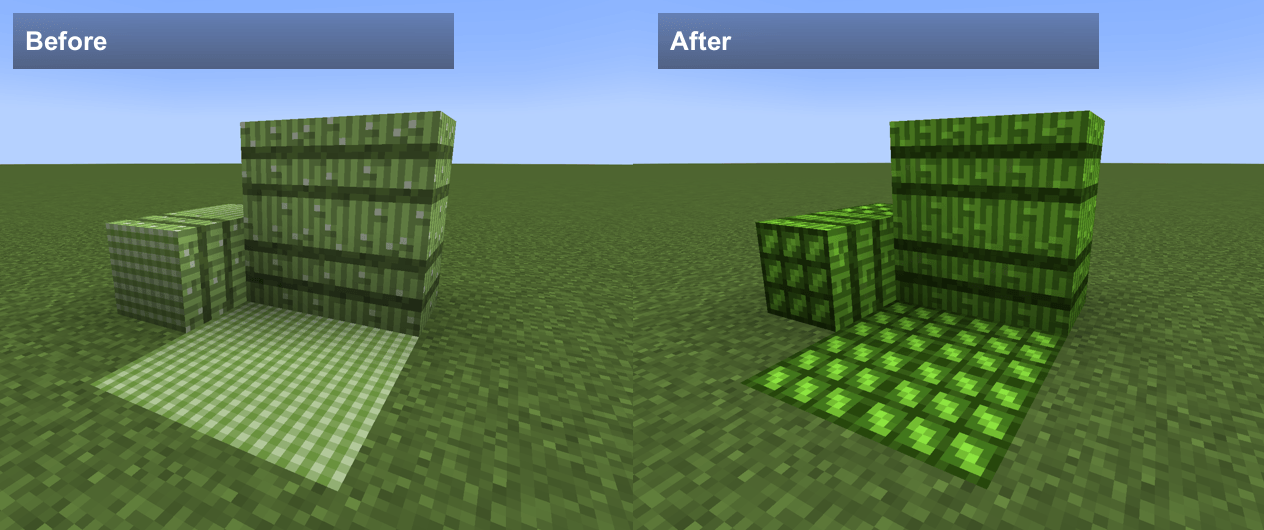 Araneae's Sugarcane Bale Retexture - Minecraft Resource Packs - CurseForge