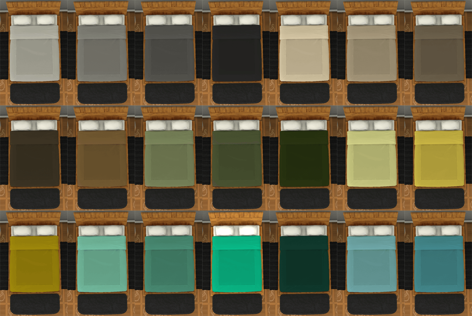 Rustic Futon Bed (30+ swatches) - Gallery - The Sims 4 Build / Buy ...