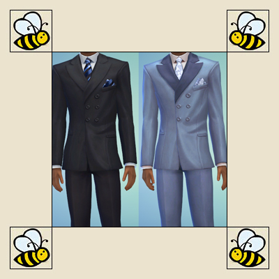 Double Breasted Tuxedo Set - The Sims 4 Create a Sim - CurseForge