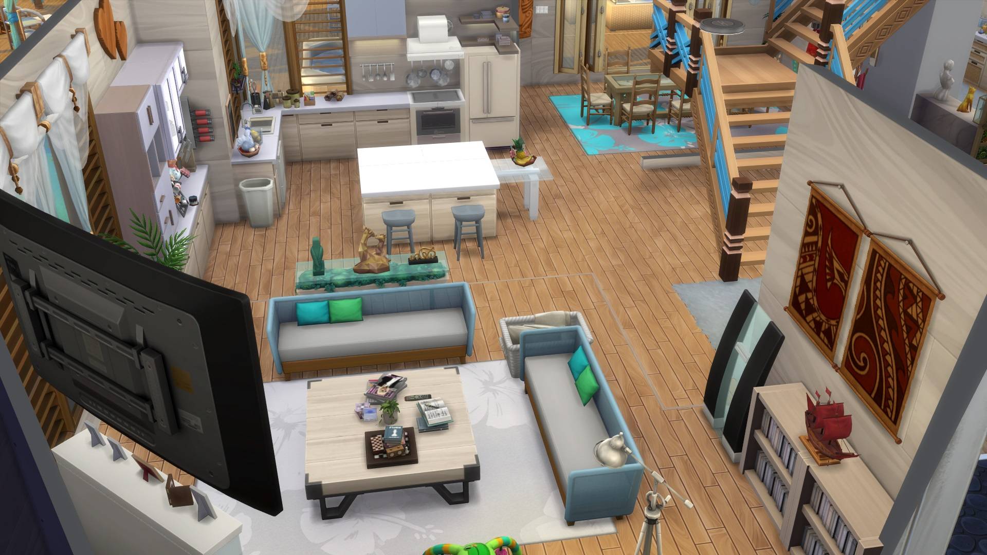 Beach Mansion - NO CC - Gallery - The Sims 4 Rooms / Lots - CurseForge