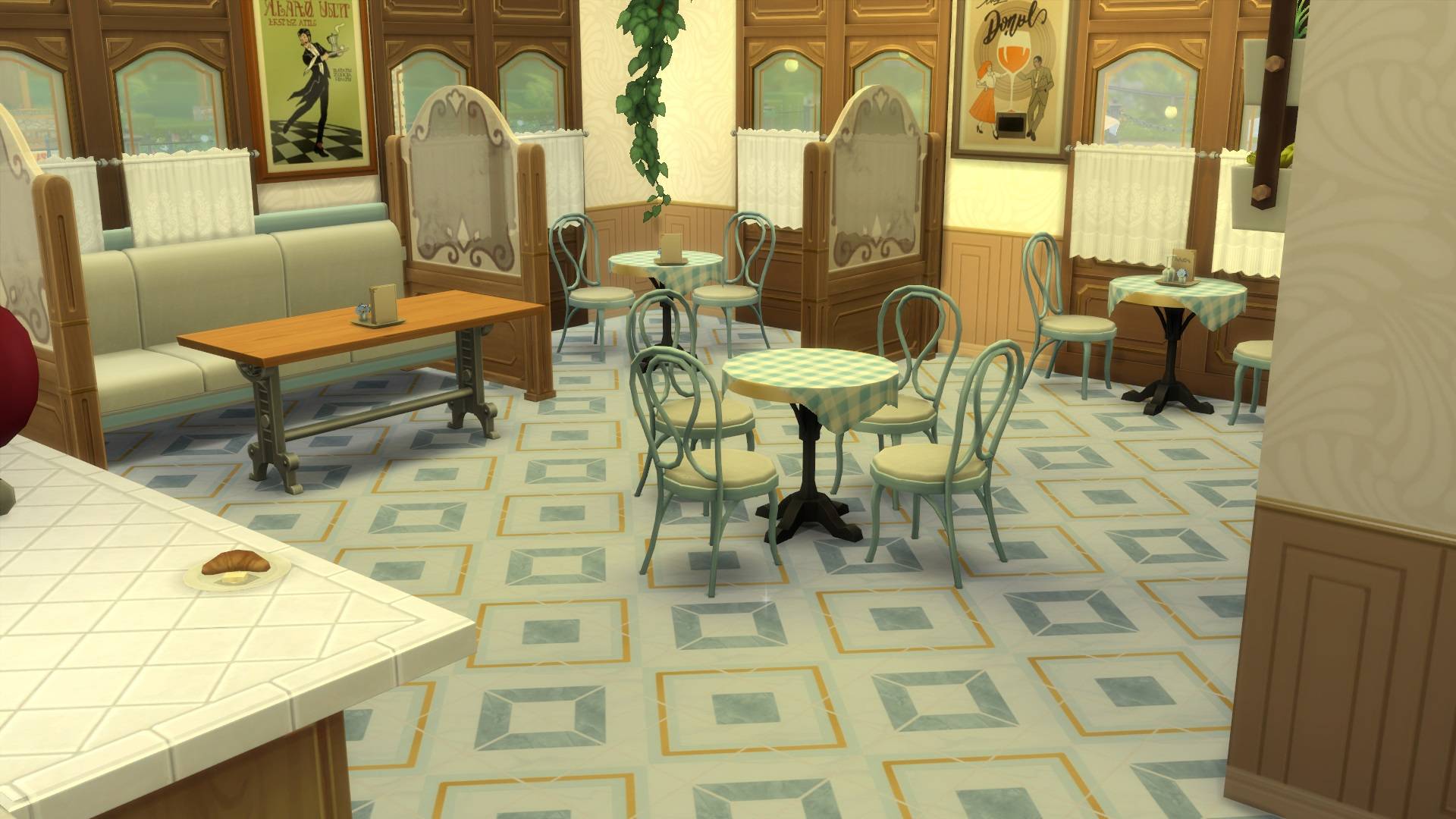 Stacy's Cafe and Thrift - No CC - Gallery - The Sims 4 Rooms / Lots ...