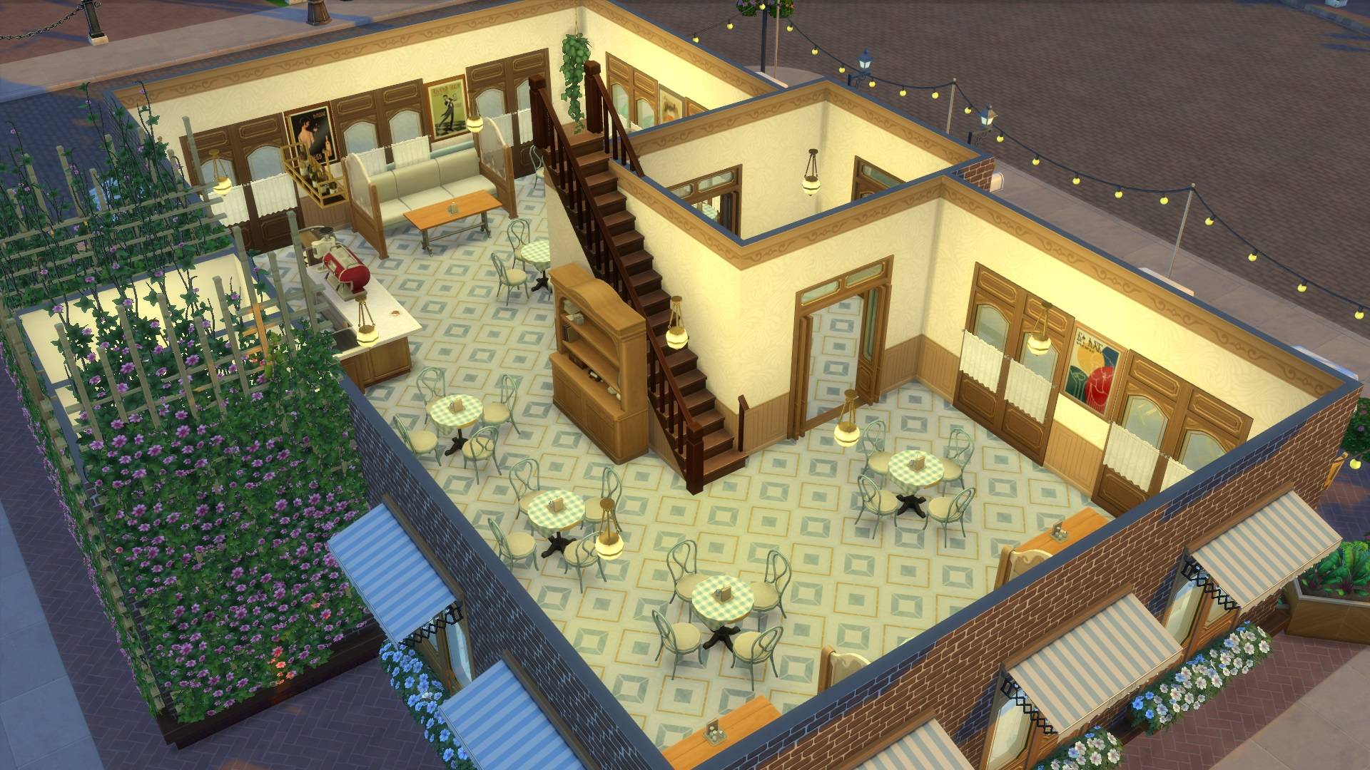 Stacy's Cafe and Thrift - No CC - Gallery - The Sims 4 Rooms / Lots ...