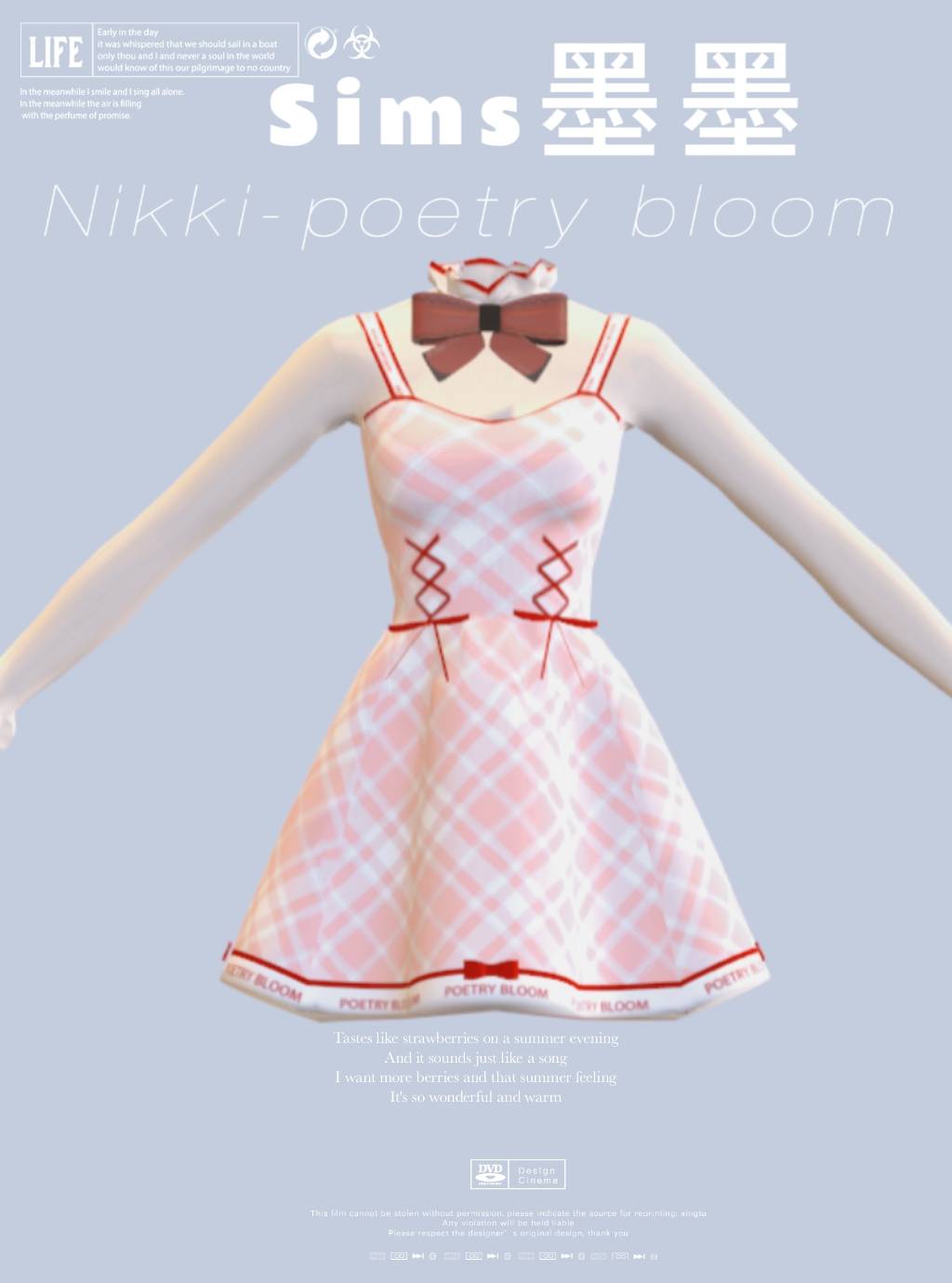 Poetry Bloom Dress - Gallery - The Sims 4 Create a Sim - CurseForge