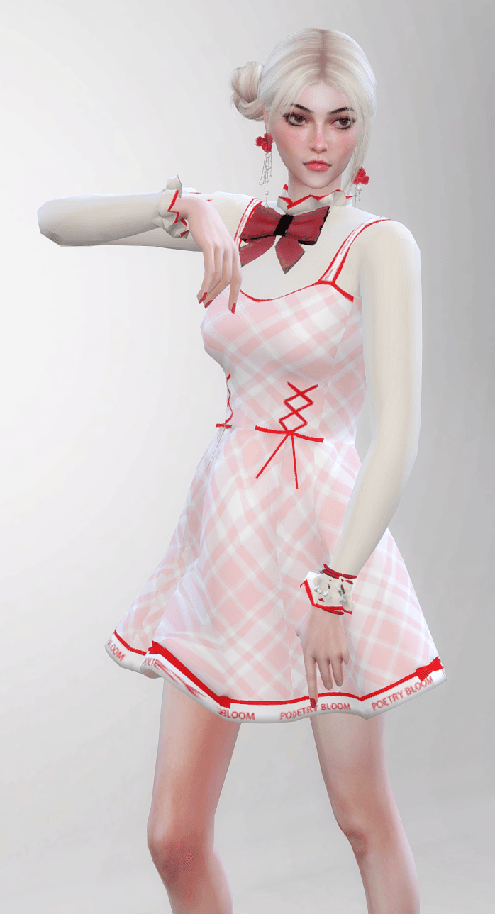 Poetry Bloom Dress - Gallery - The Sims 4 Create a Sim - CurseForge