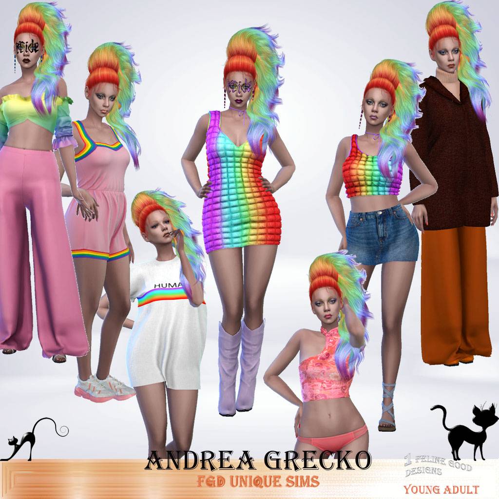Andrea Grecko - Gallery - The Sims 4 Sims / Households - CurseForge