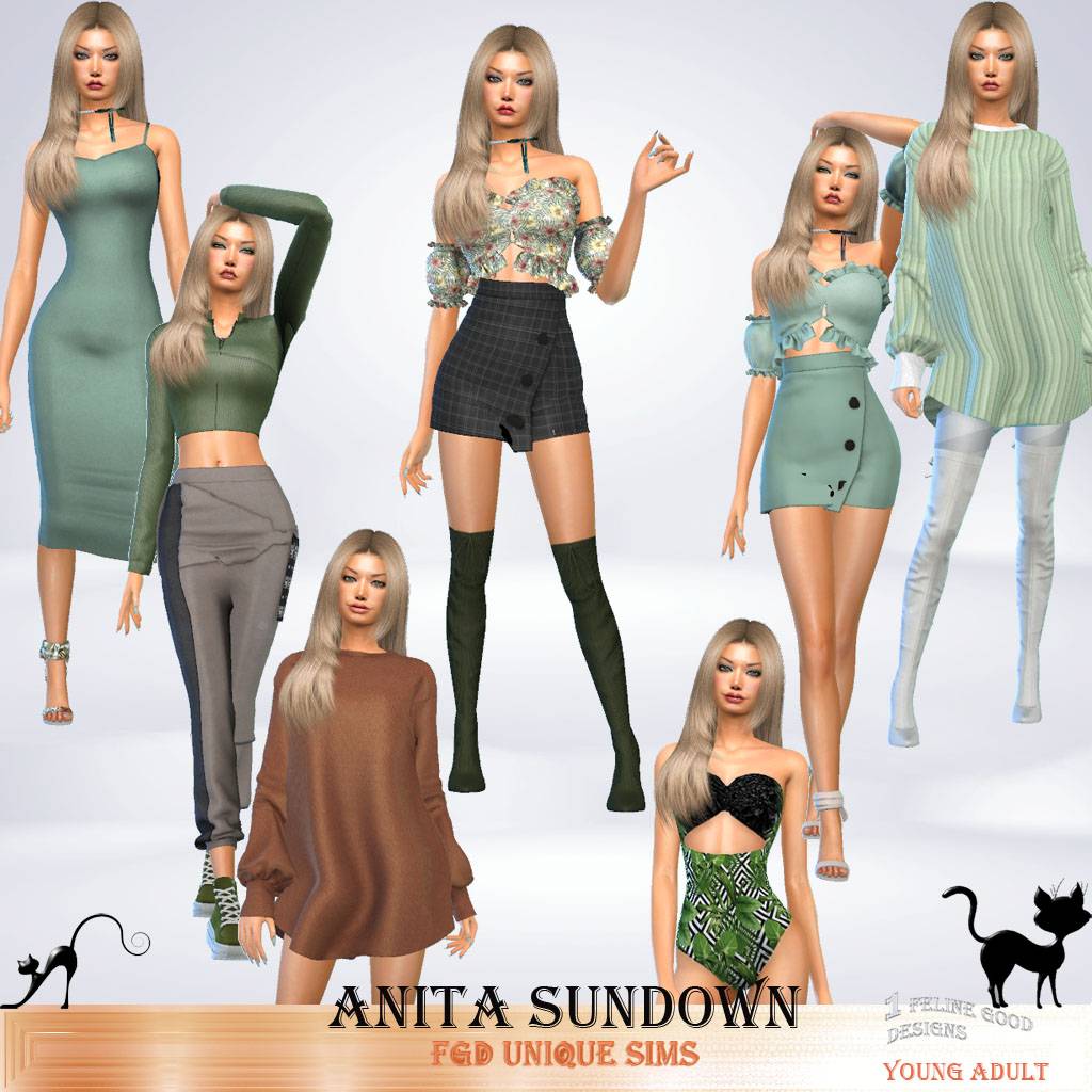 Anita Sundown - Gallery - The Sims 4 Sims / Households - CurseForge