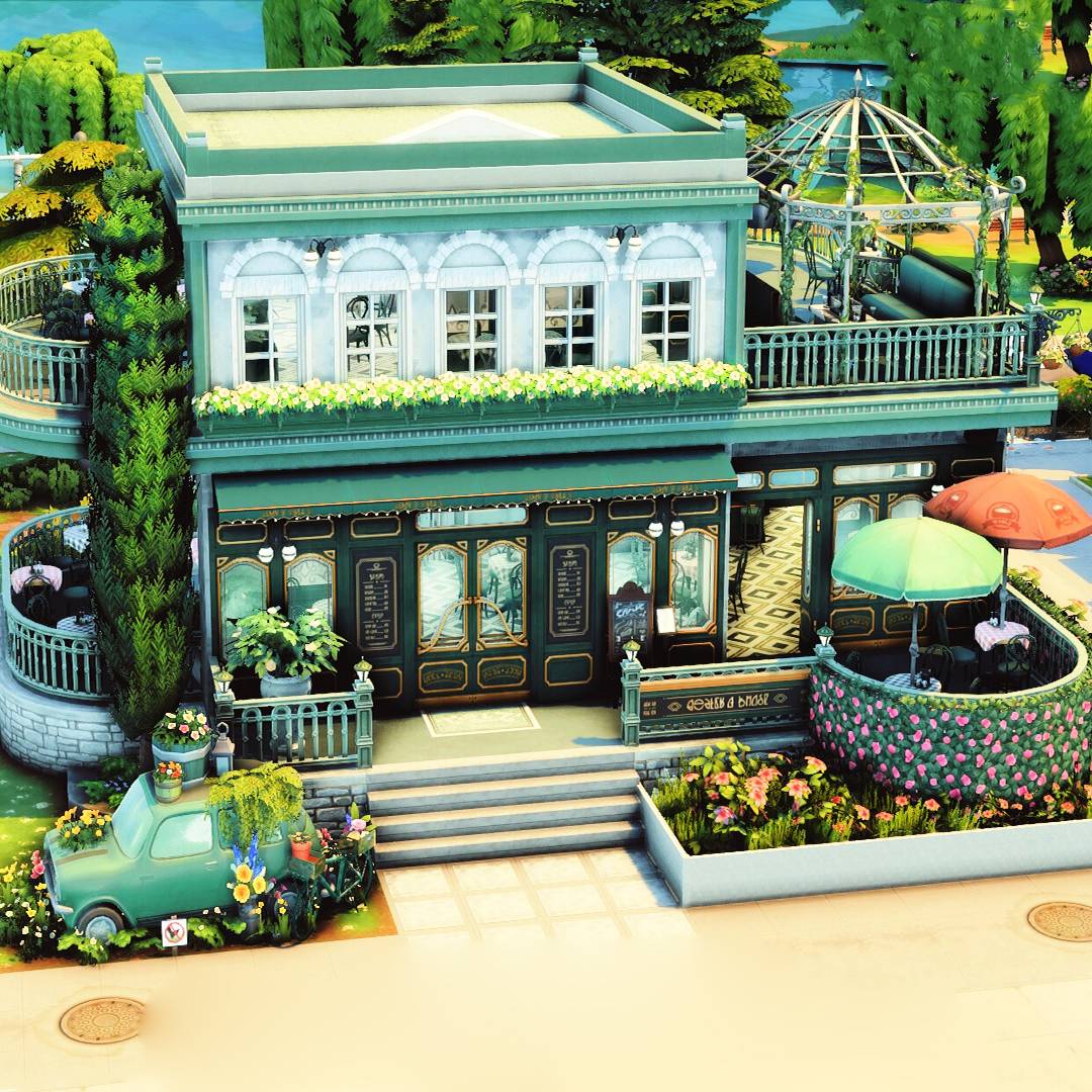 BISTRO LITTLE PARIS - Gallery - The Sims 4 Rooms / Lots - CurseForge