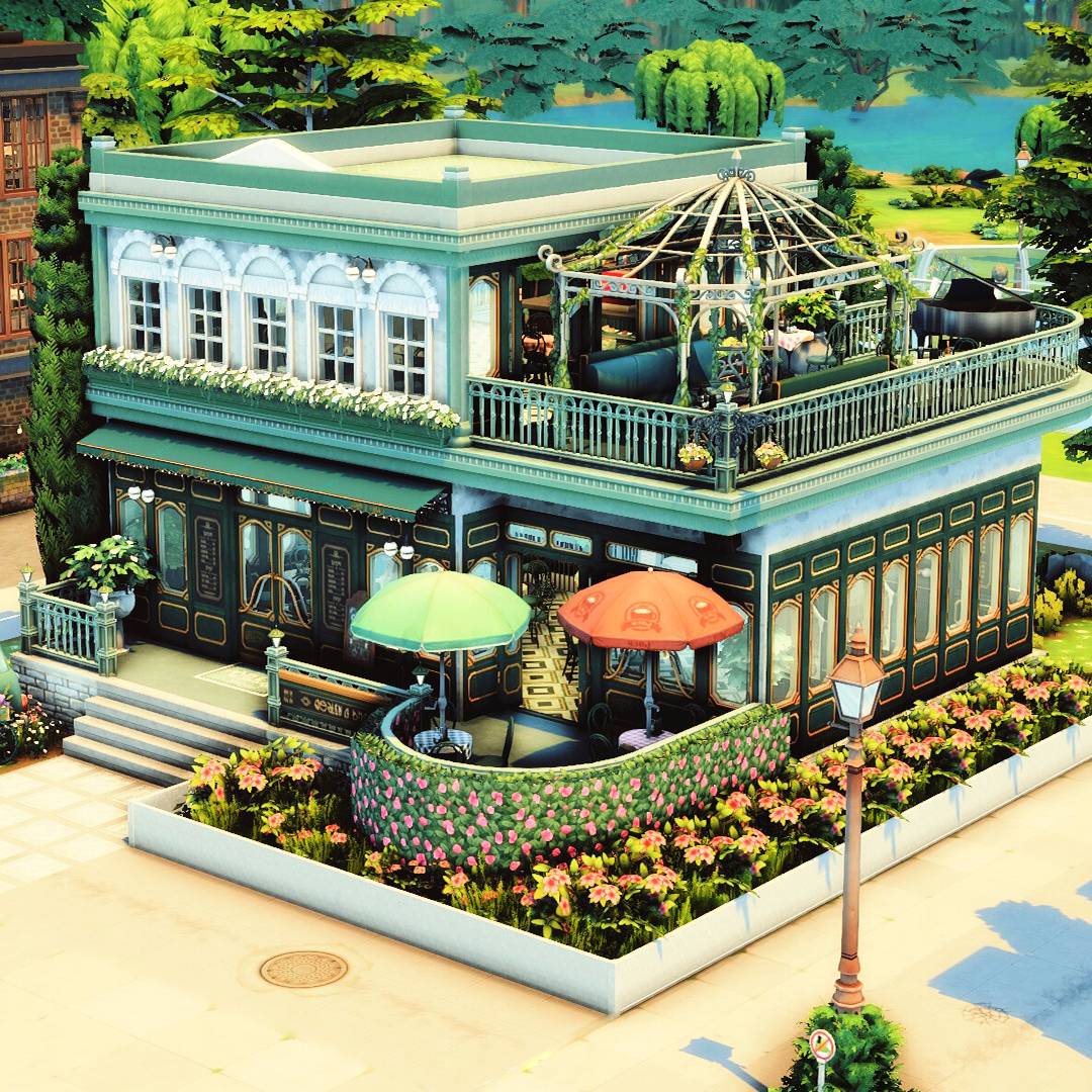 BISTRO LITTLE PARIS - Gallery - The Sims 4 Rooms / Lots - CurseForge
