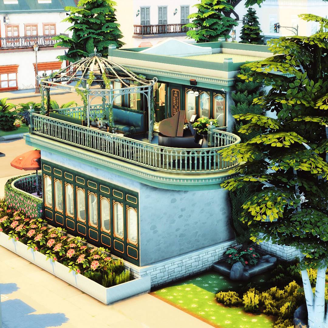 BISTRO LITTLE PARIS - Gallery - The Sims 4 Rooms / Lots - CurseForge