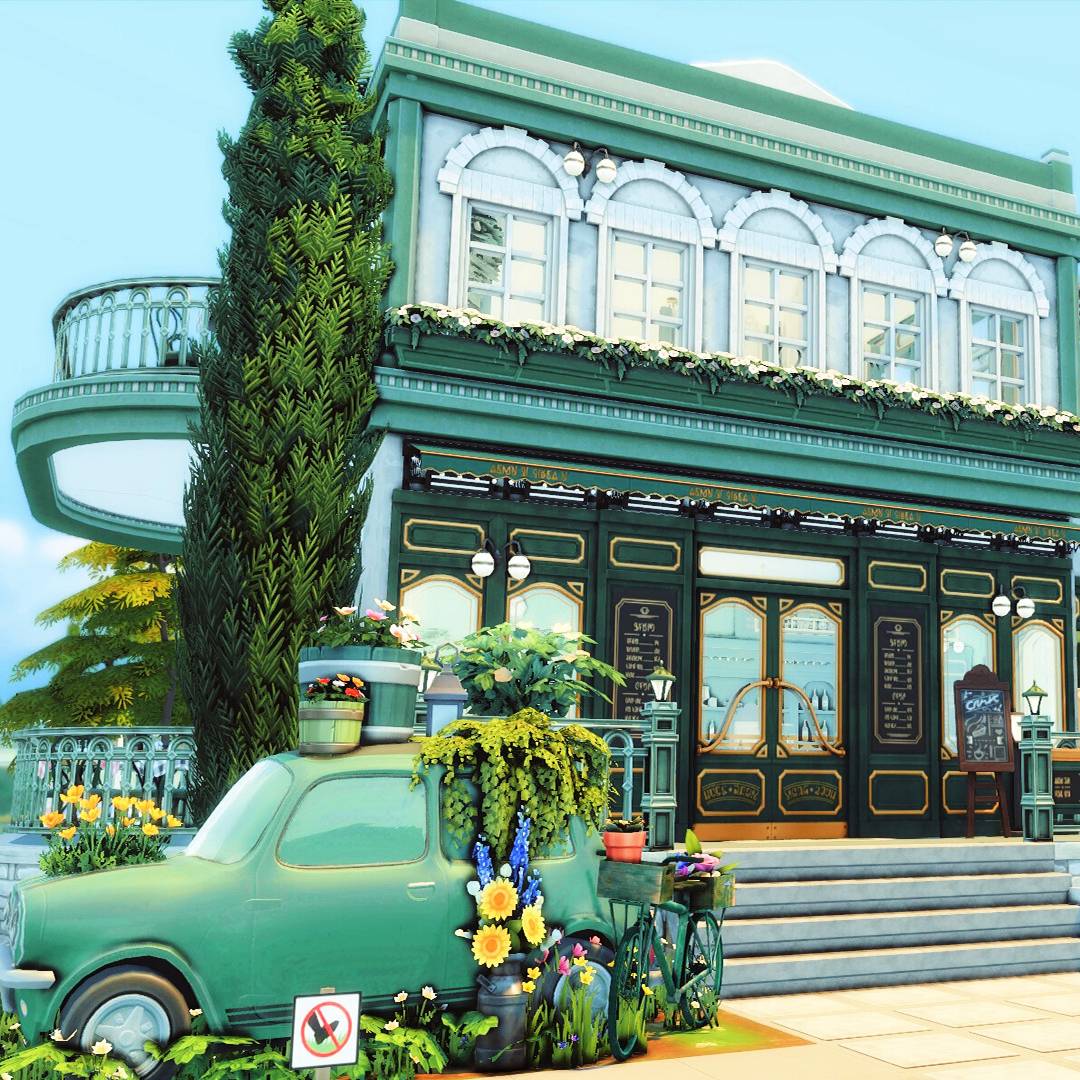BISTRO LITTLE PARIS - Gallery - The Sims 4 Rooms / Lots - CurseForge