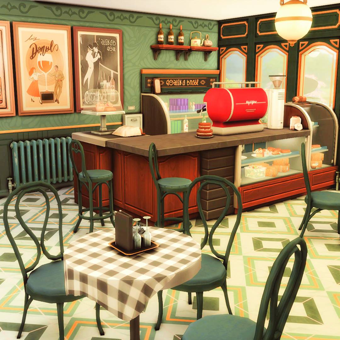 BISTRO LITTLE PARIS - Gallery - The Sims 4 Rooms / Lots - CurseForge