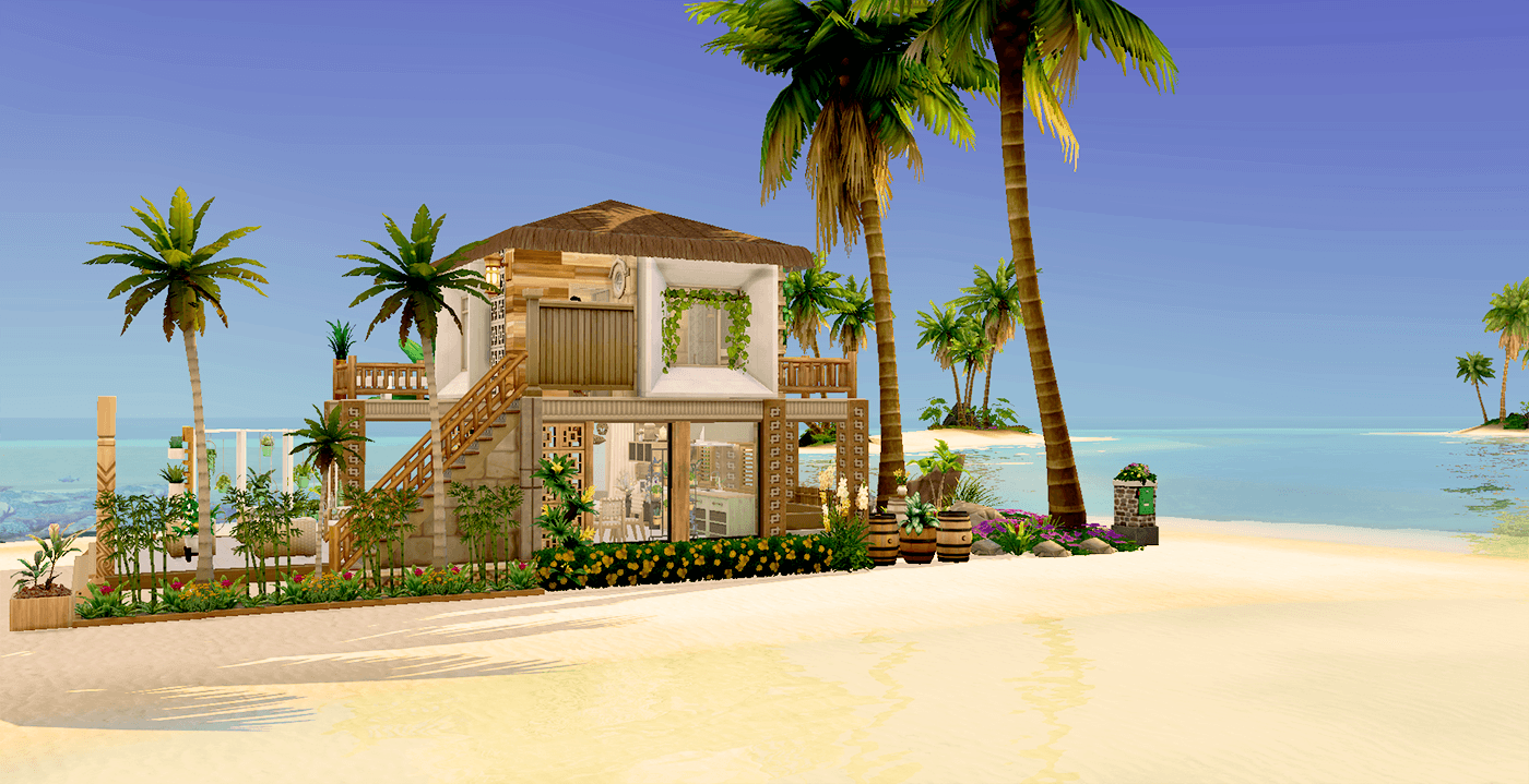 Sulani Vacation Rental - NO CC - Gallery - The Sims 4 Rooms / Lots - CurseForge