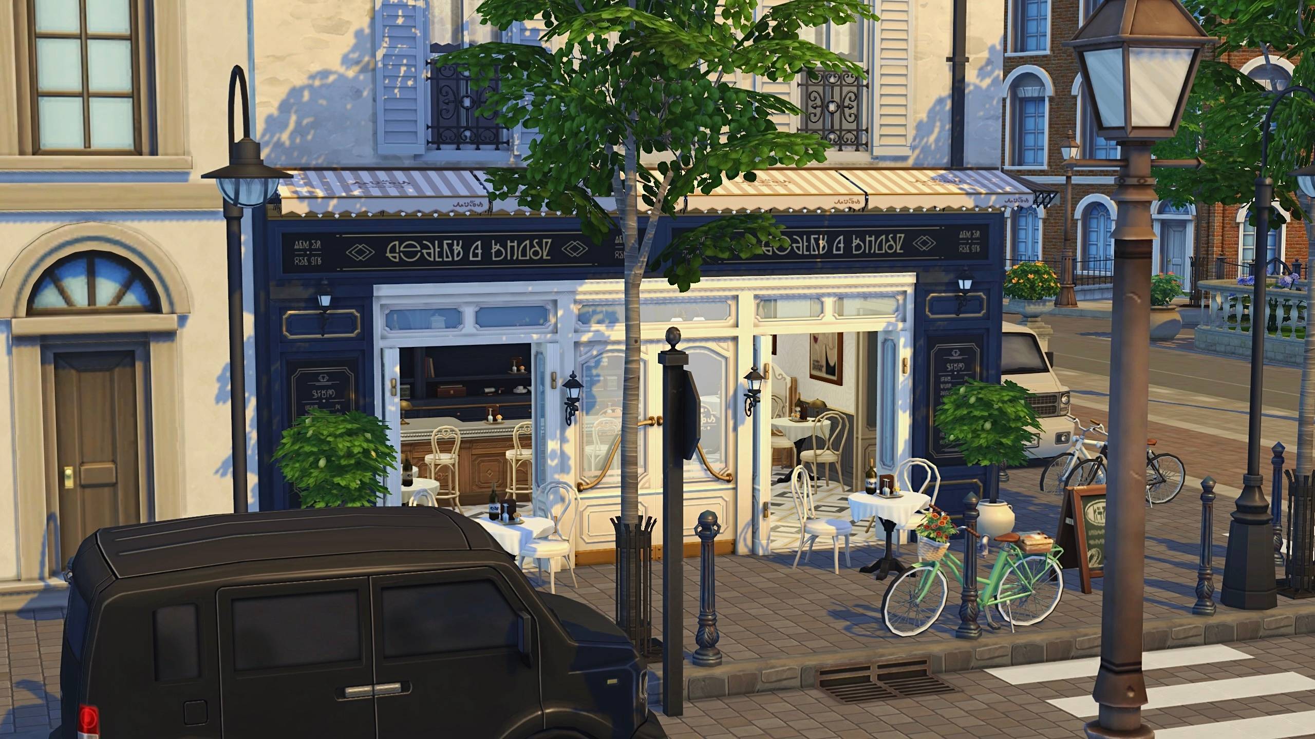 Parisian Bistro | No CC - Gallery - The Sims 4 Rooms / Lots - CurseForge