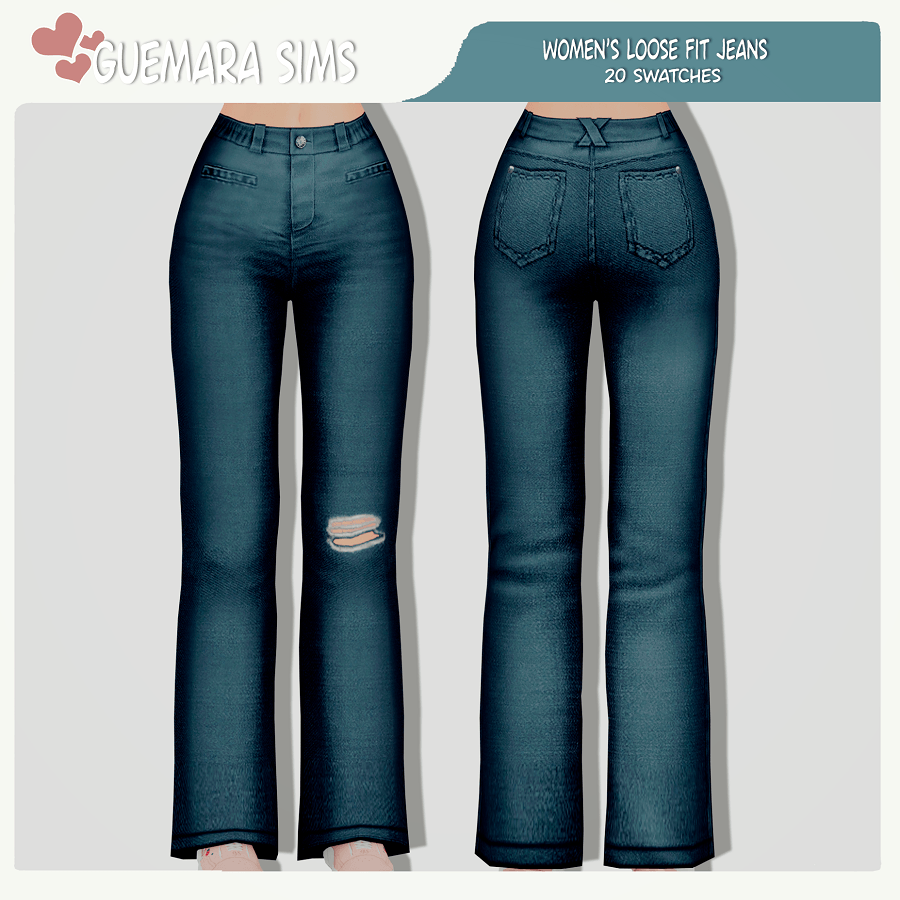 Sims 4 Cc Jeans Sims 4 Female Jeans Pants SimsFinds