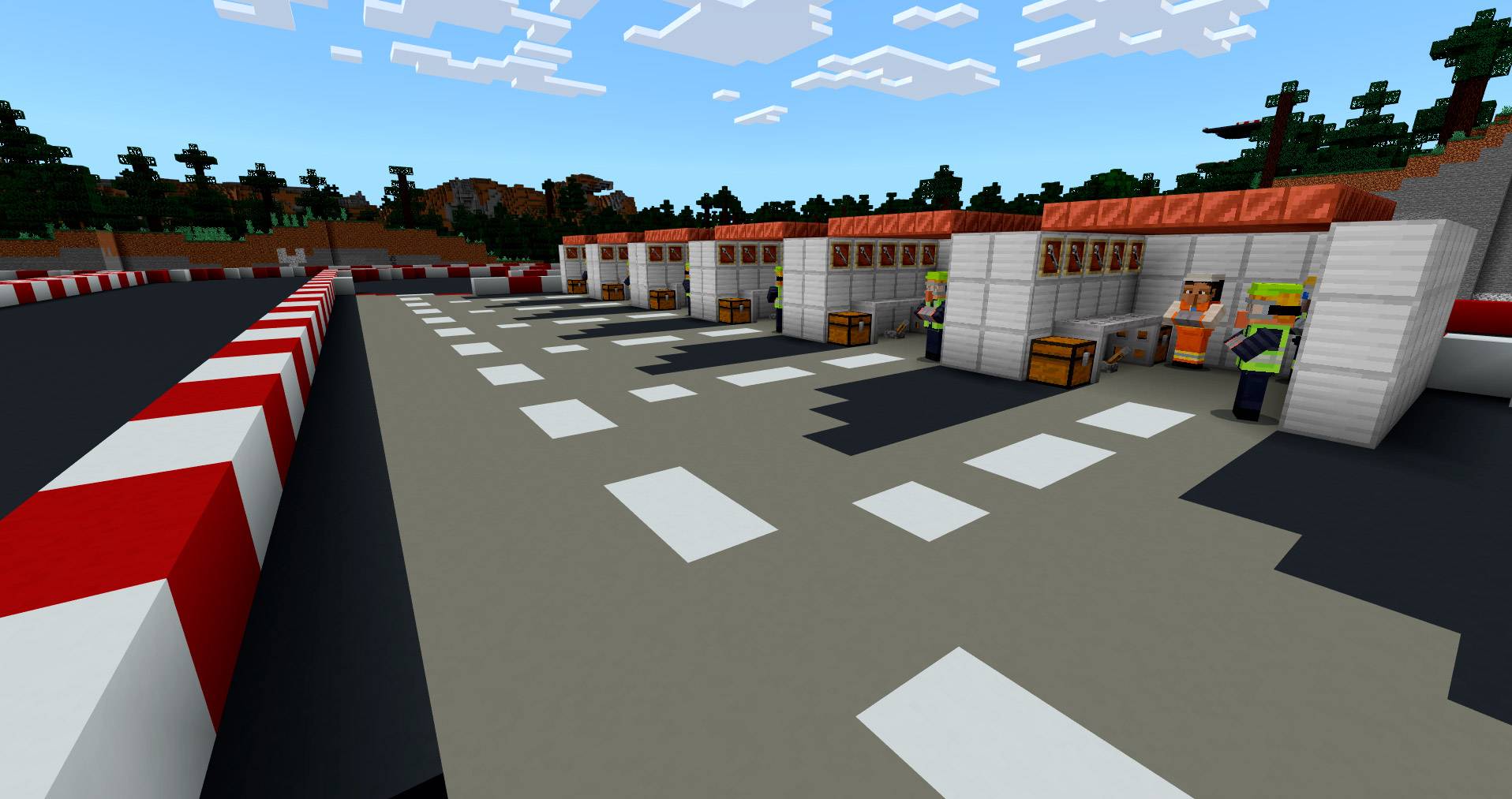 RACE CAR PROJECT - Gallery - Minecraft Bedrock Maps - CurseForge