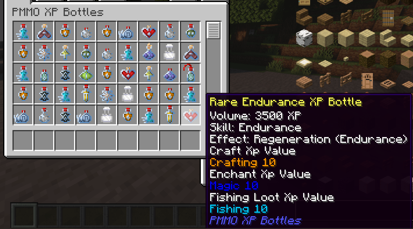 Project MMO XP Bottles! - Gallery - Minecraft Mods - CurseForge