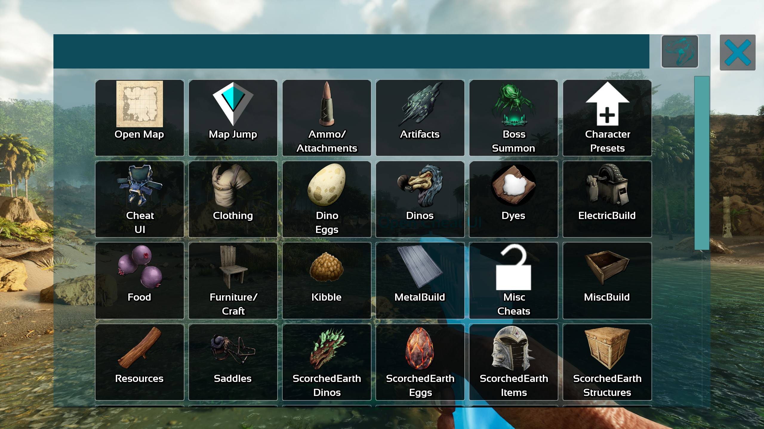 Mx Cheat UI - Ark Survival Ascended Mods - CurseForge