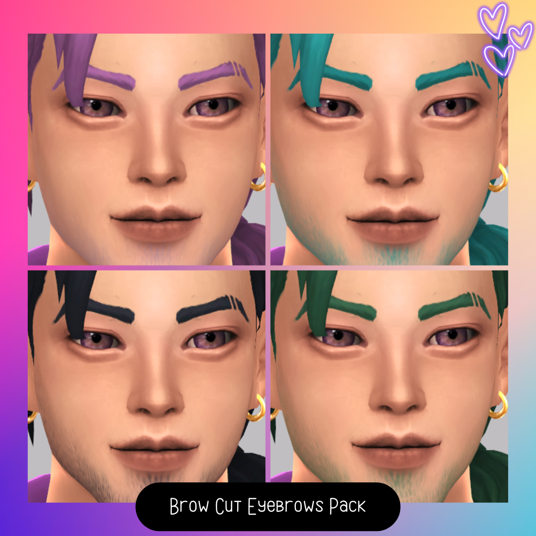 [JBTN] Brow Cut Eyebrows - Gallery - The Sims 4 Create a Sim - CurseForge