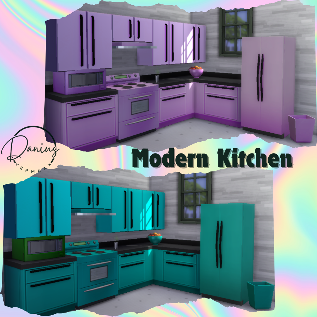 Modern Kitchen - Basegame compatible - Gallery - The Sims 4 Build / Buy ...