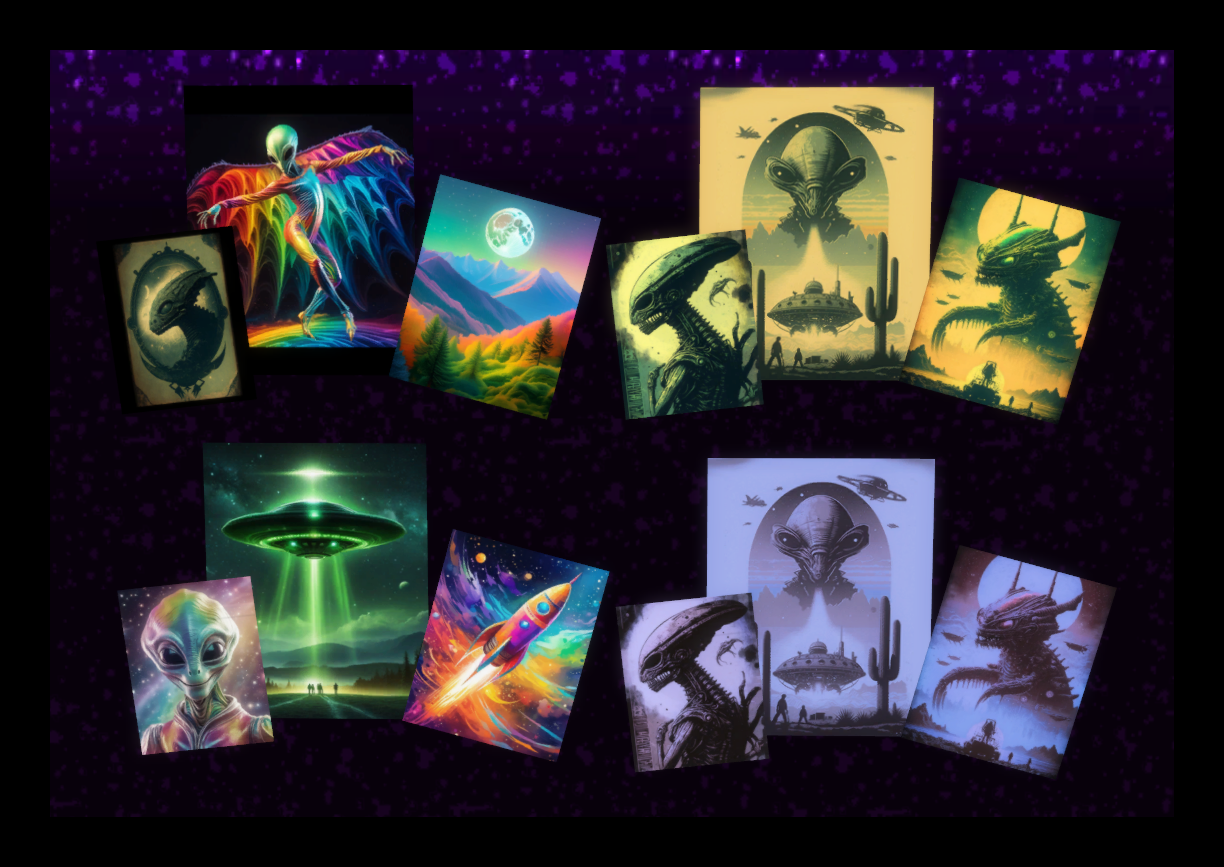Aliens - Fun Posters - 2 Sets - Gallery - The Sims 4 Build / Buy ...
