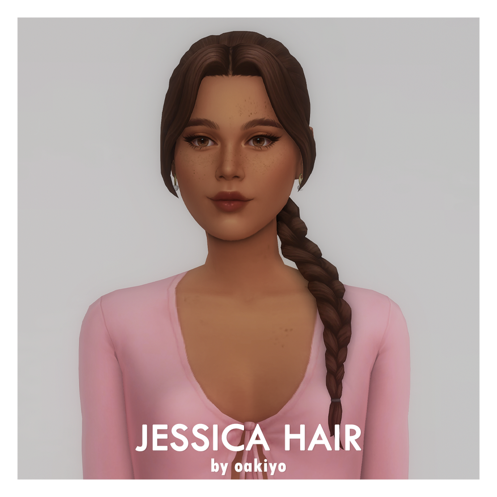 oakiyo - Jessica Hair - Gallery - The Sims 4 Create a Sim - CurseForge