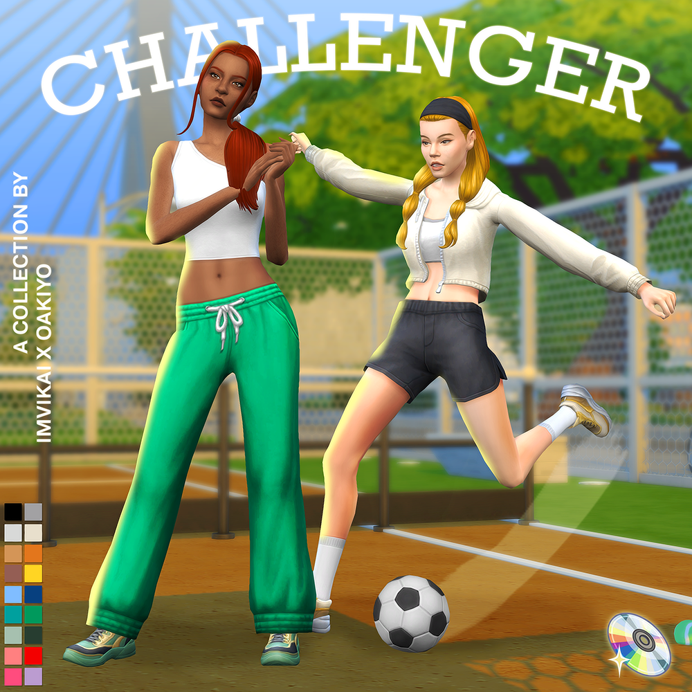 Challengers Collection - oakiyo x imvikai - Gallery - The Sims 4 Create ...