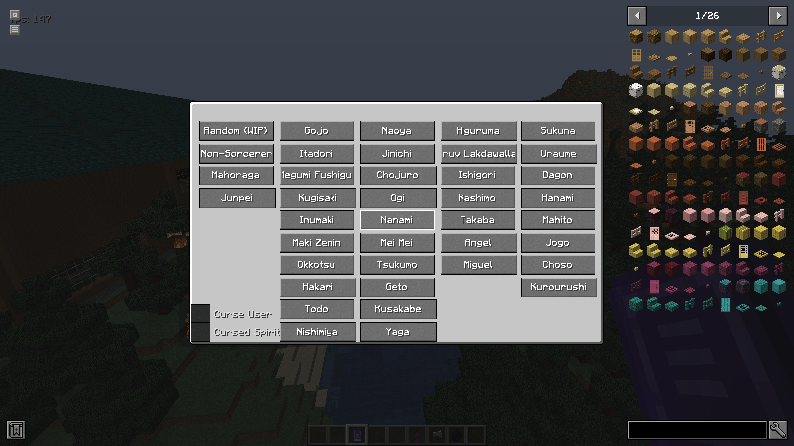 Jujutsu Kaisan unraveled (JJK U) - Gallery - Minecraft Modpacks ...